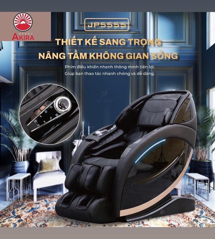 Ghế massage Akirasport JP-5555 – Akira