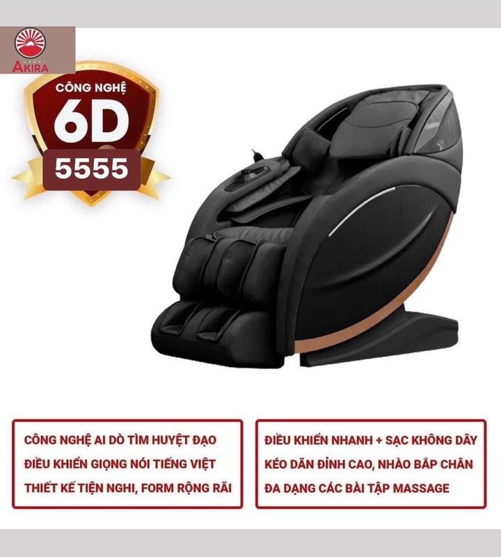 Ghế massage Akirasport JP-5555 – Akira
