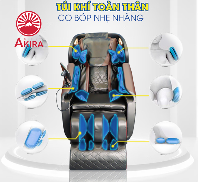 Ghế Massage Toàn Thân Akirasport D-07 – Akira